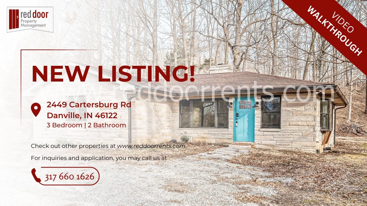 New Listing! 2449 Cartersburg Rd Danville, IN 46122 - YouTube