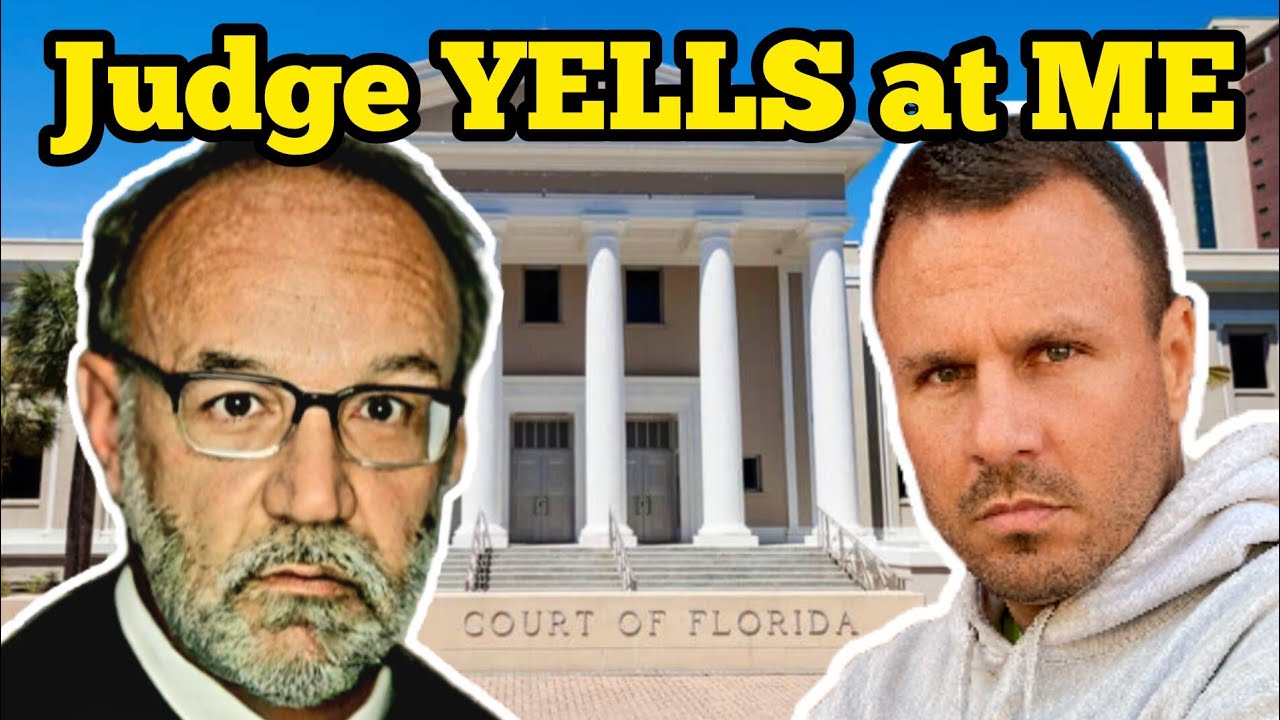 CORRUPT JUDGE YELLS AT ME - YouTube