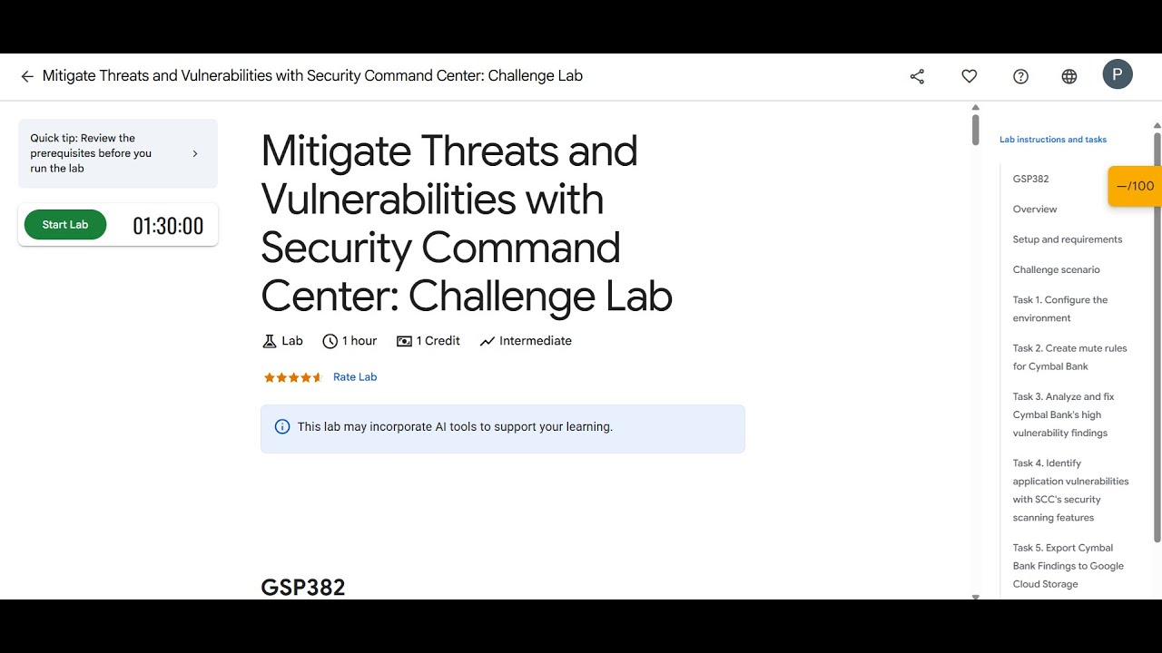 Mitigate Threats and Vulnerabilities with Security Command Center: Challenge Lab | #arcade2025 ...