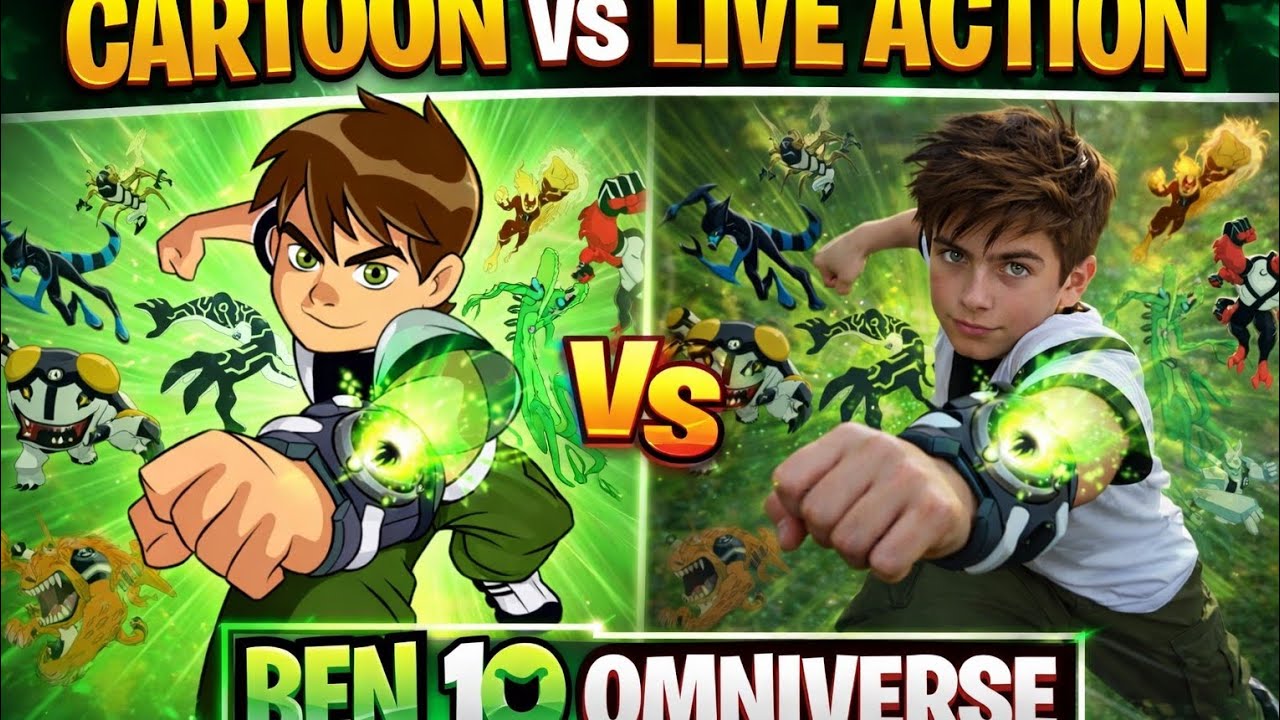 ️Ben 10 cartoon VS real life Ben 10 and all characters in real life # ...