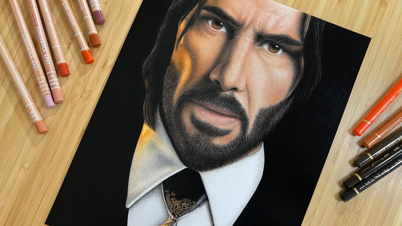 John Wick Drawing 😍 - YouTube