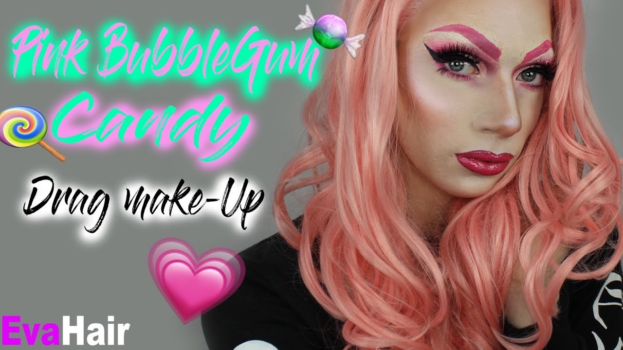 Pink Candy BubbleGum Drag Look I EvaHair I Fabilune - YouTube