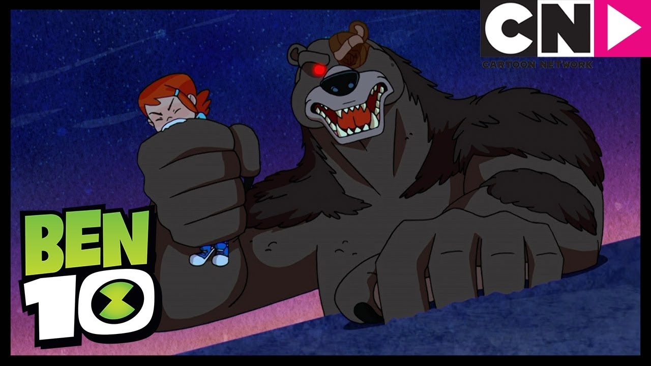 Ben 10 | Bear Monster Tries To Escape | Mayhem in Mascot | Cartoon ...