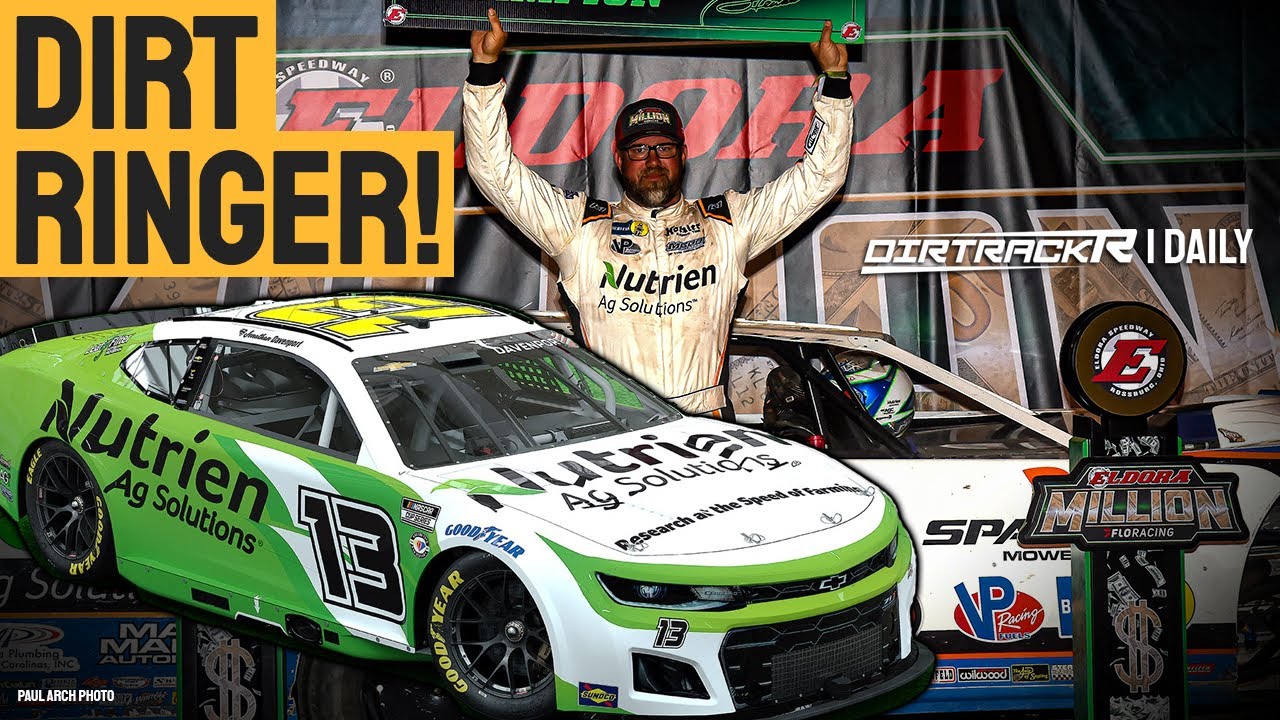 Jonathan Davenport going NASCAR Cup racing at Bristol - YouTube