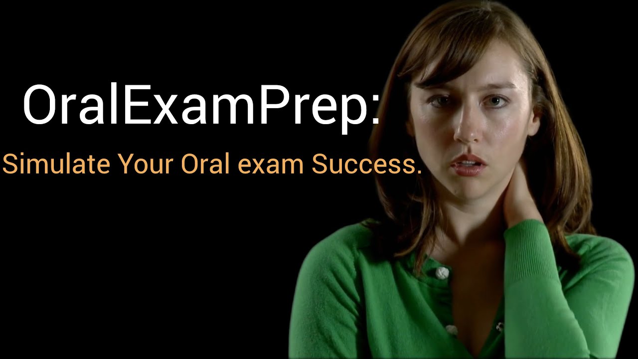 Oral Exam Prep - YouTube