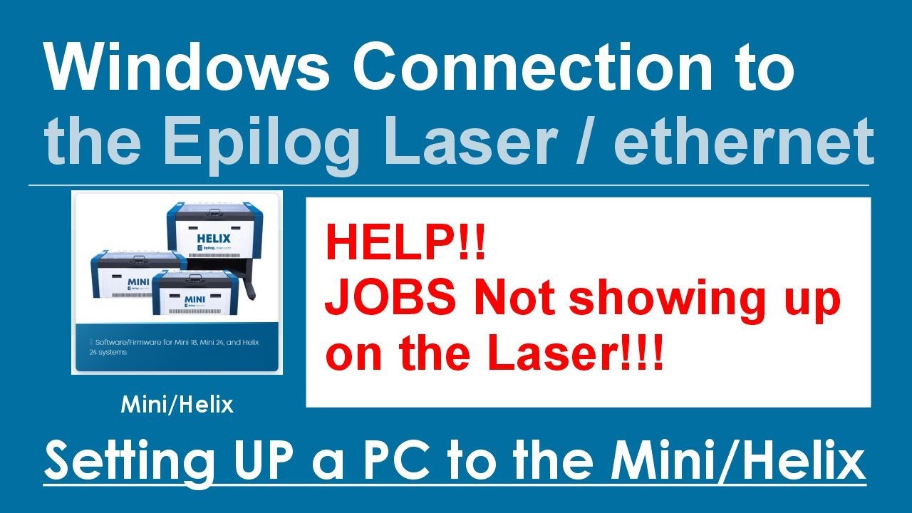 Mini/Helix Ethernet & PC SETUP & TROUBLESHOOTING - YouTube