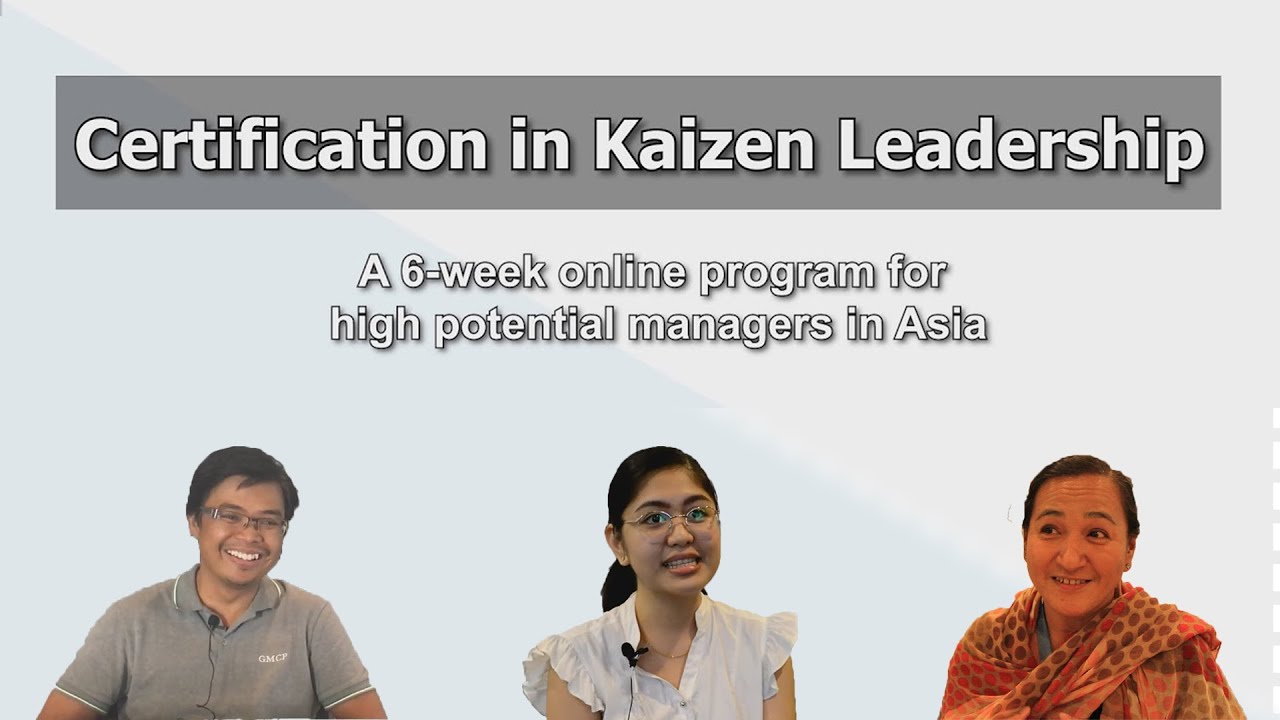 Certification in Kaizen Leadership - YouTube