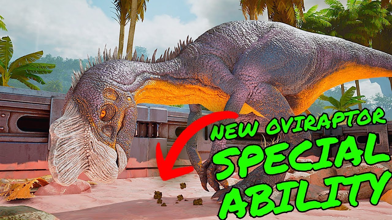 OVIRAPTOR NEW SECRET ABILITY!!!! Ark Survival Ascended Huge New ...