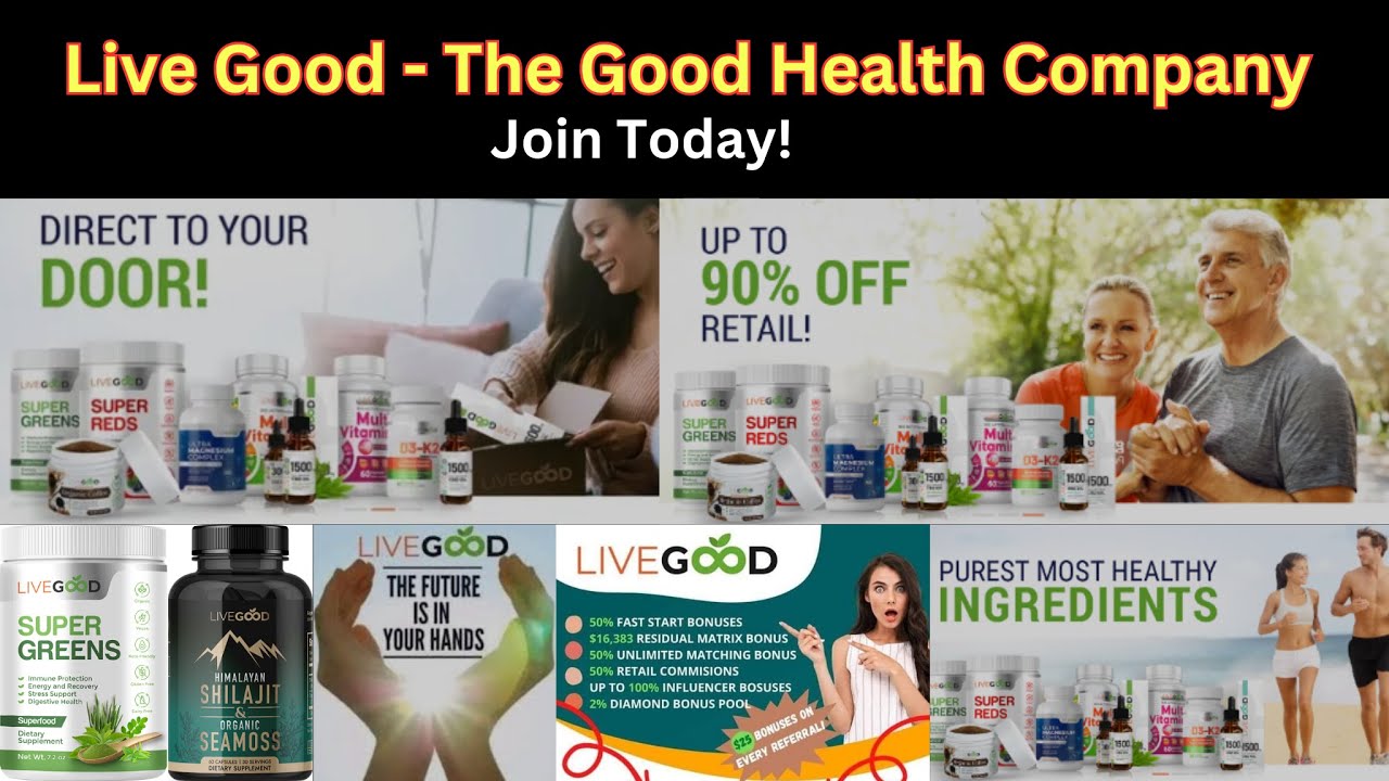 Make Money Online - Live Good. The Good Health Company. - YouTube