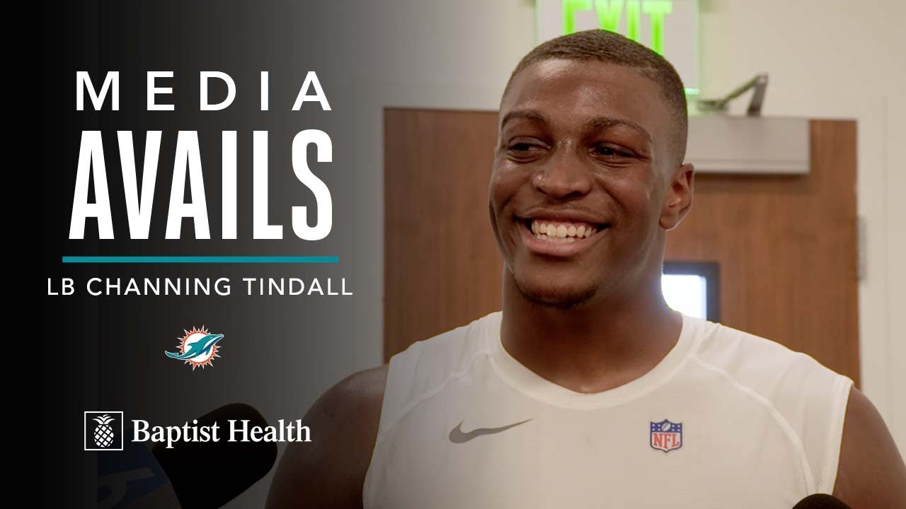CHANNING TINDALL MEETS WITH THE MEDIA | ROOKIE MINICAMP | MIAMI ...
