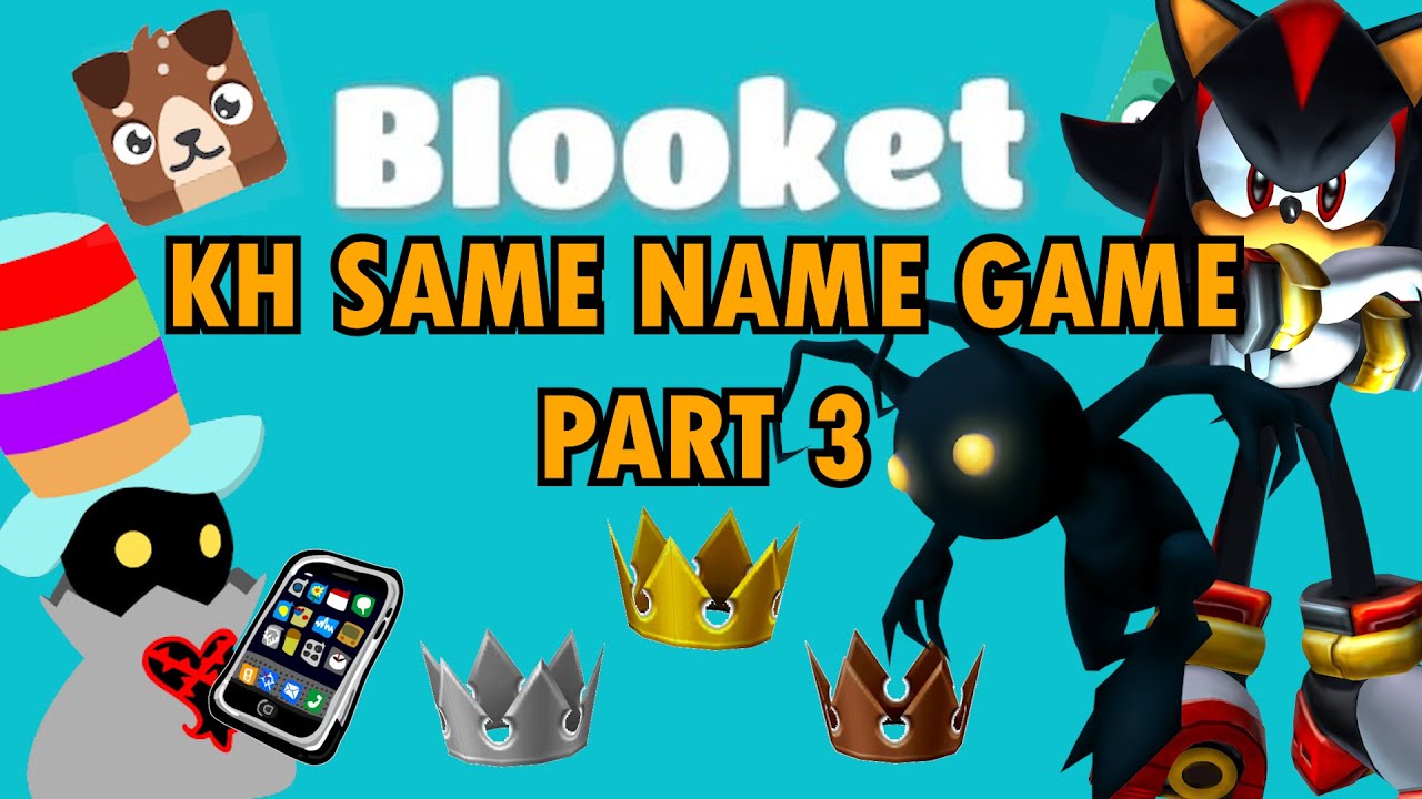 KH Same Name Game Part 3 - Blooket - Regular Pat Stream - YouTube