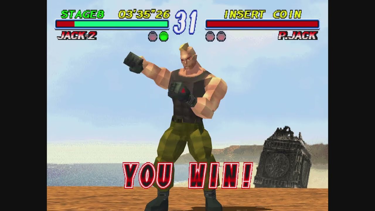 Tekken 2 - Jack-2 arcade playthrough - YouTube