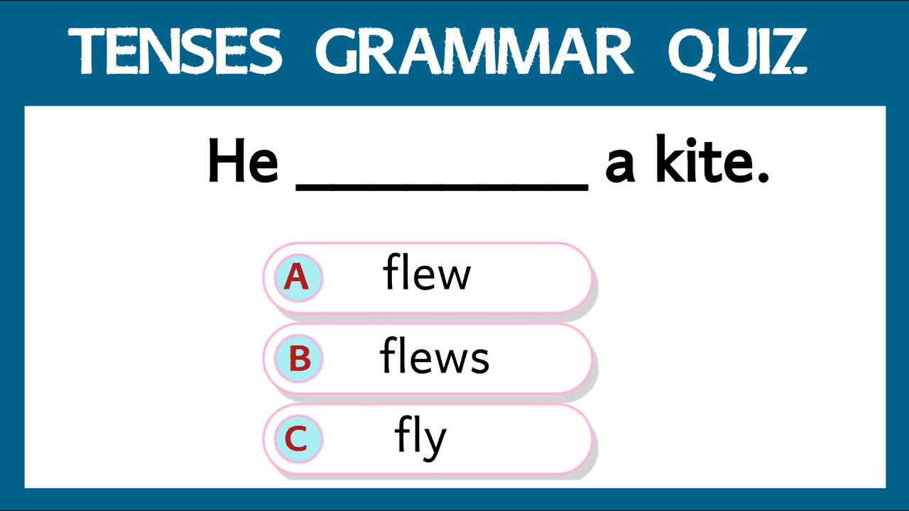 25 Simple Present Tense And Simple Past Tense Quiz| English Grammar ...