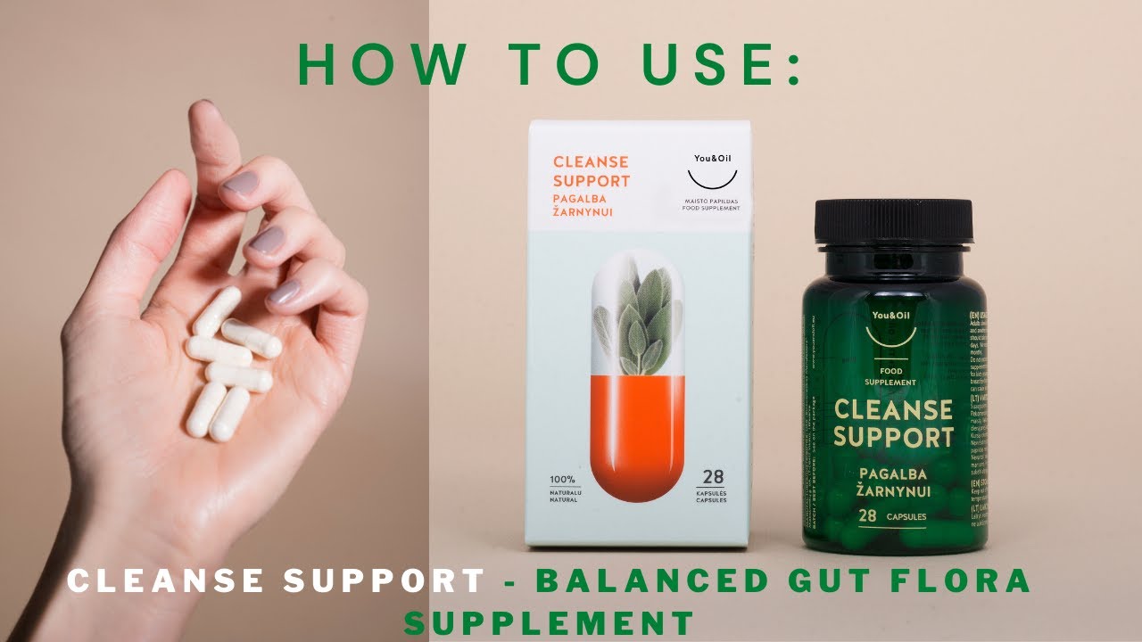 How to use You&Oil Cleanse Support - Balanced Gut Flora Supplement ...
