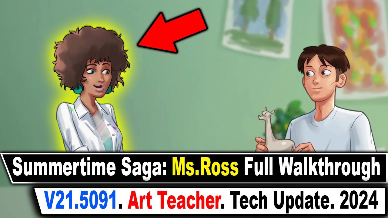 Summertime Saga: Mrs Ross/Art Techer Full Walkthrough [ v21.5091] - YouTube