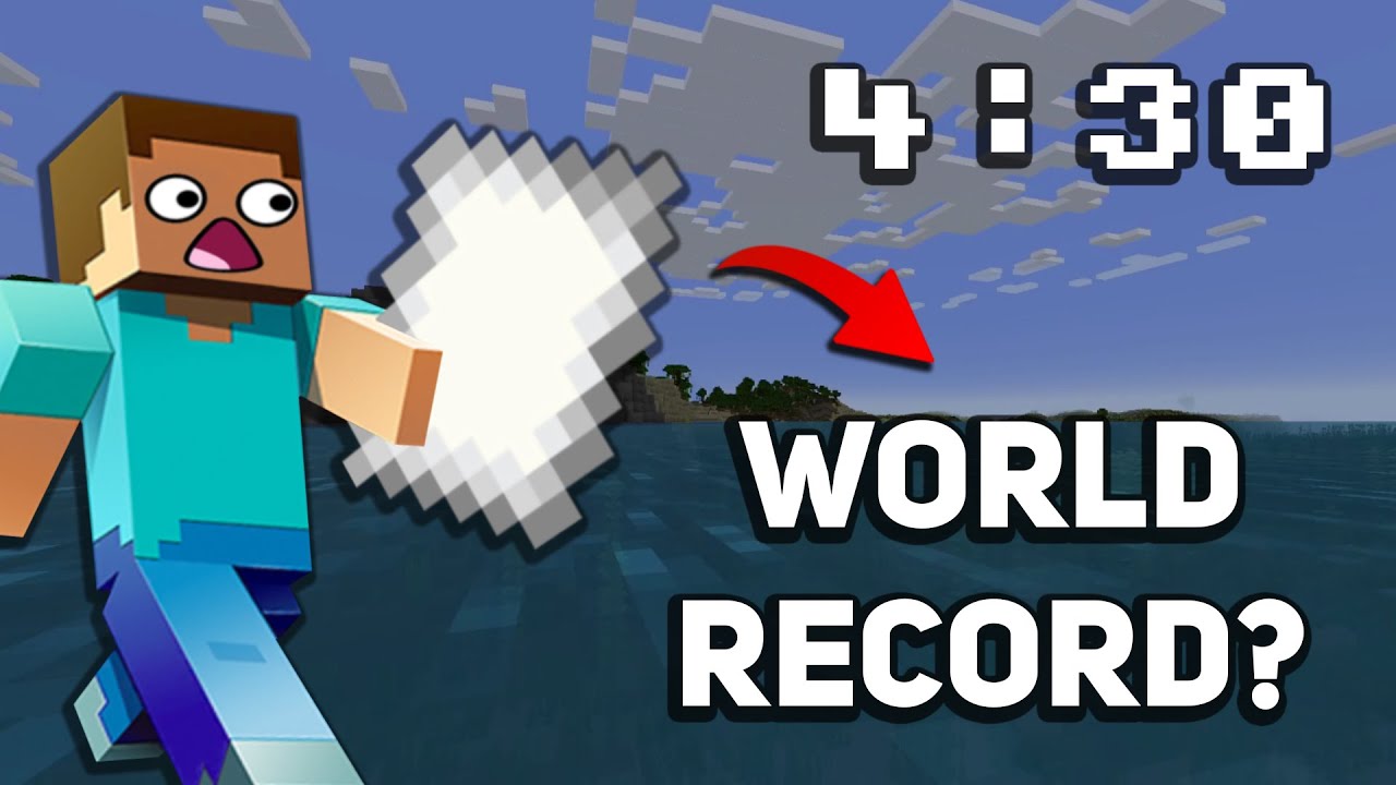 Getting PAPER in 4:30 INSANE Speedrun!! - Minecraft - YouTube
