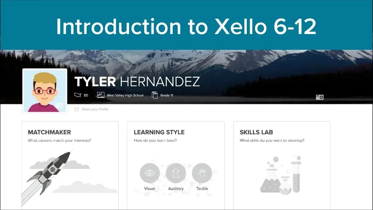 Introduction to Xello 6-12 - CA - YouTube