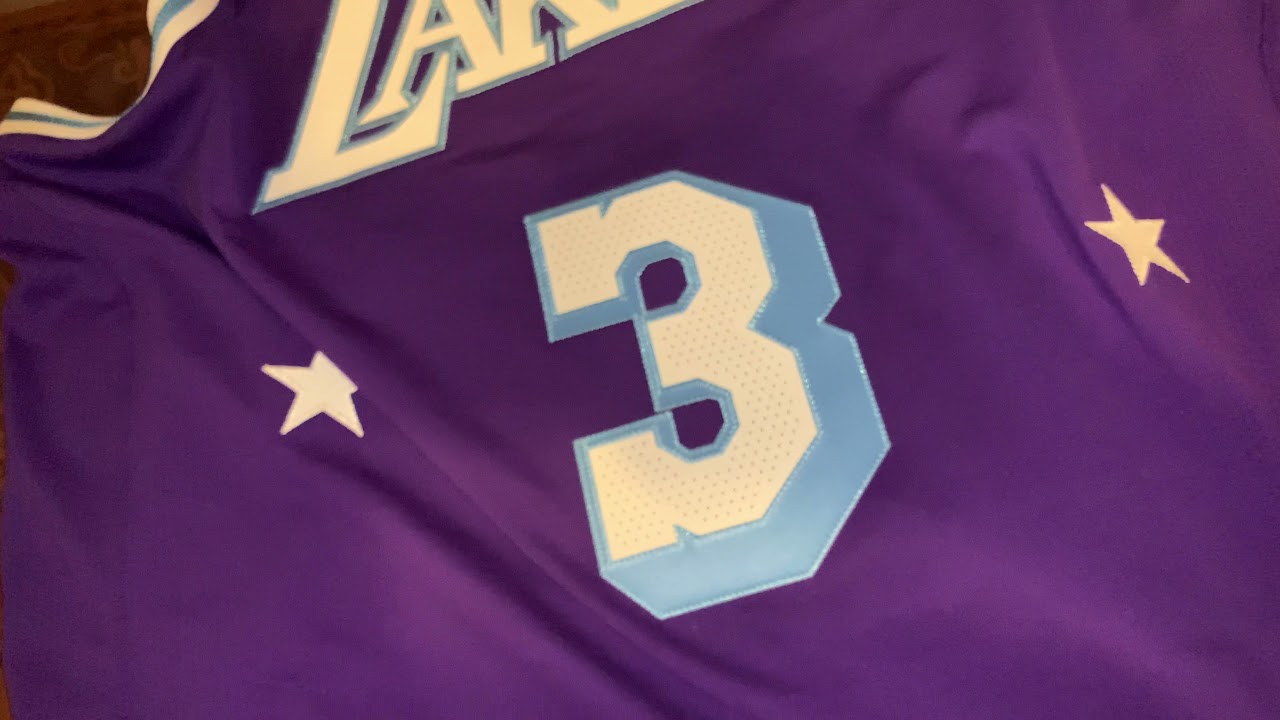 UNBOXING Lakers Anthony Davis Authentic 2021 City Edition Jersey - YouTube
