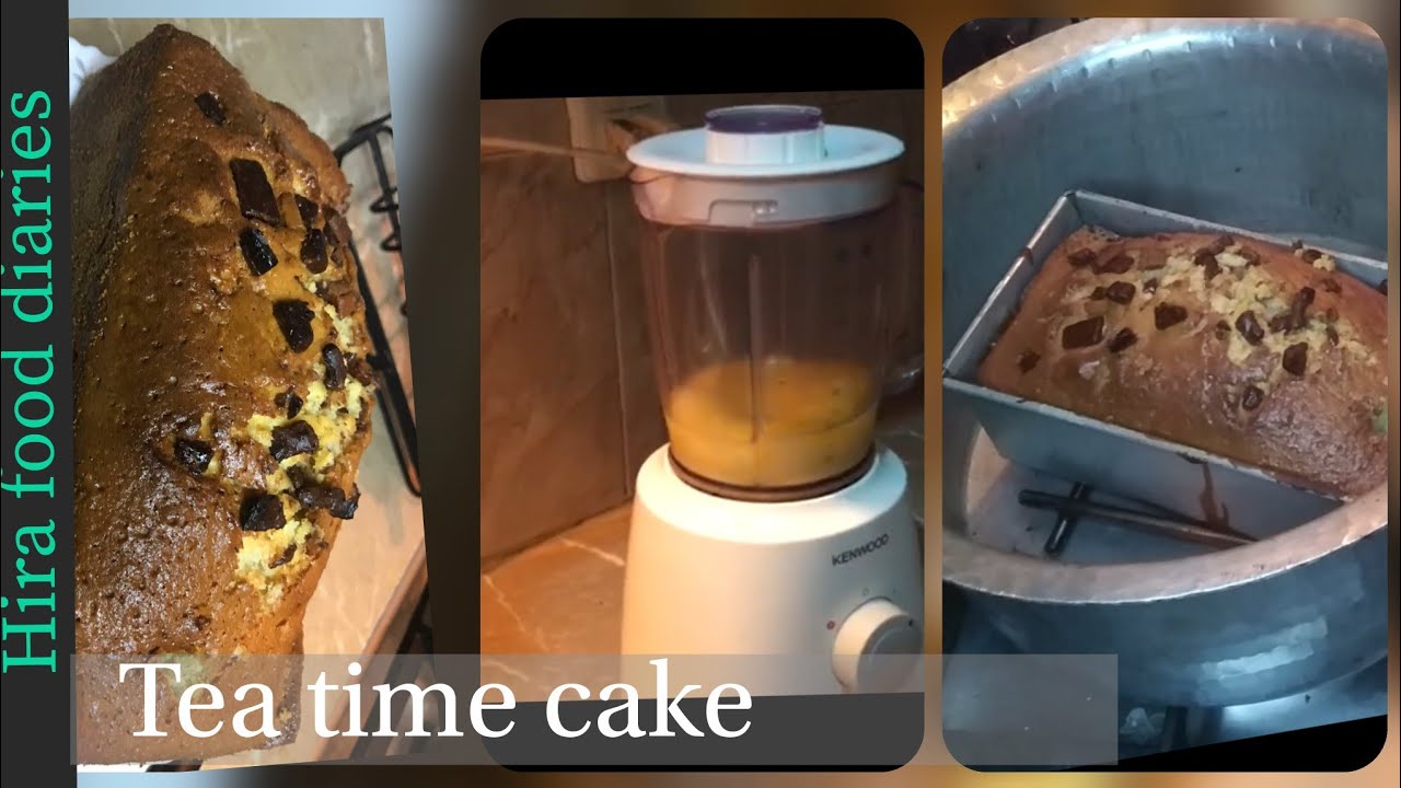 Tea time cake| chocolate chunks or chocolate chipsbpound cake |quick ...