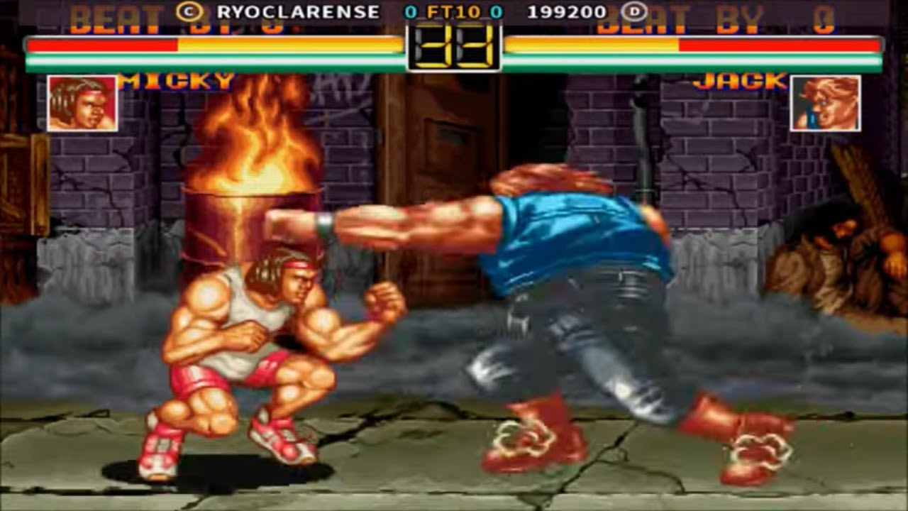 Fightcade 👊 Art Of Fighting 👊🏽 RYOCLARENSE 🇧🇷 Vs 199200 🇰🇷 FT10 👊 - YouTube
