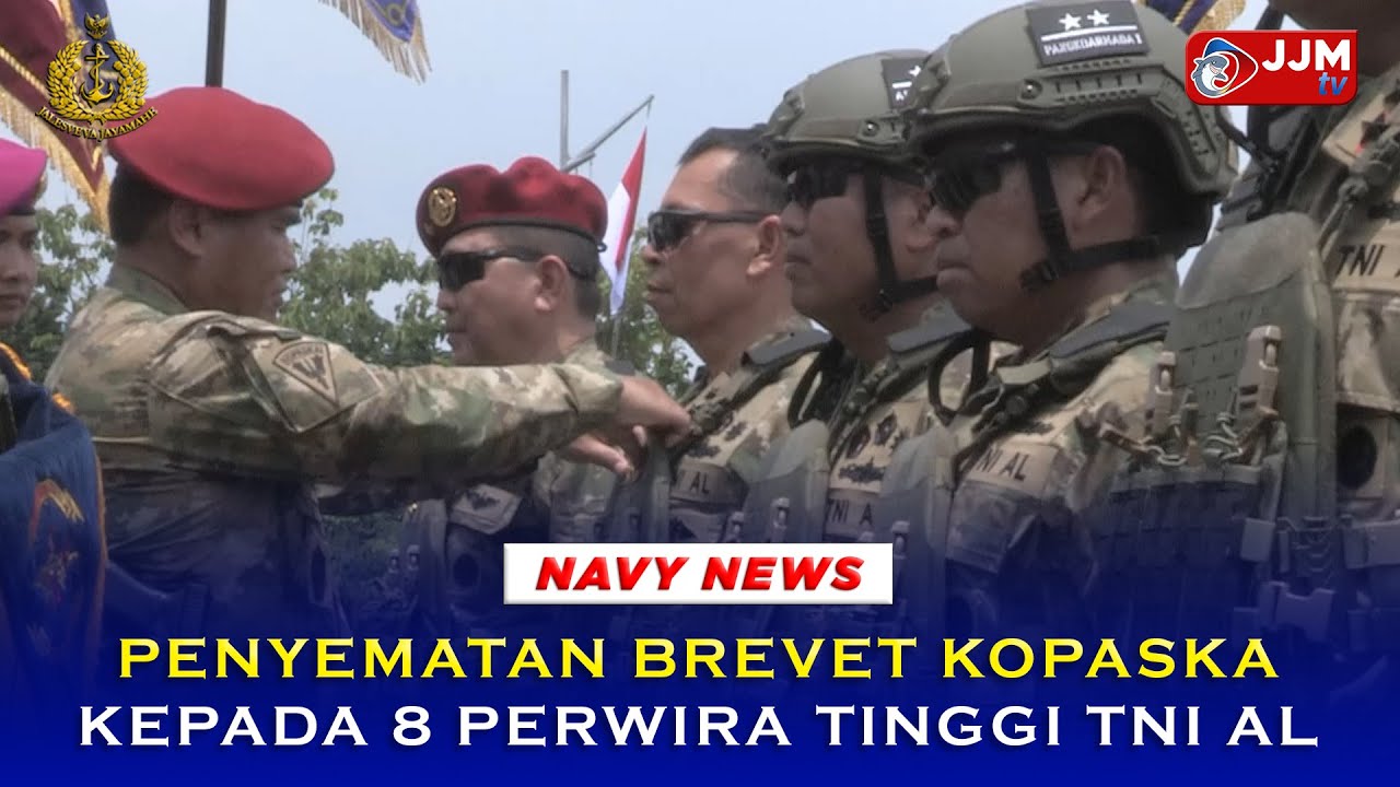 Navy News - PENYEMATAN BREVET KOPASKA KEPADA 8 PERWIRA TINGGI TNI AL ...
