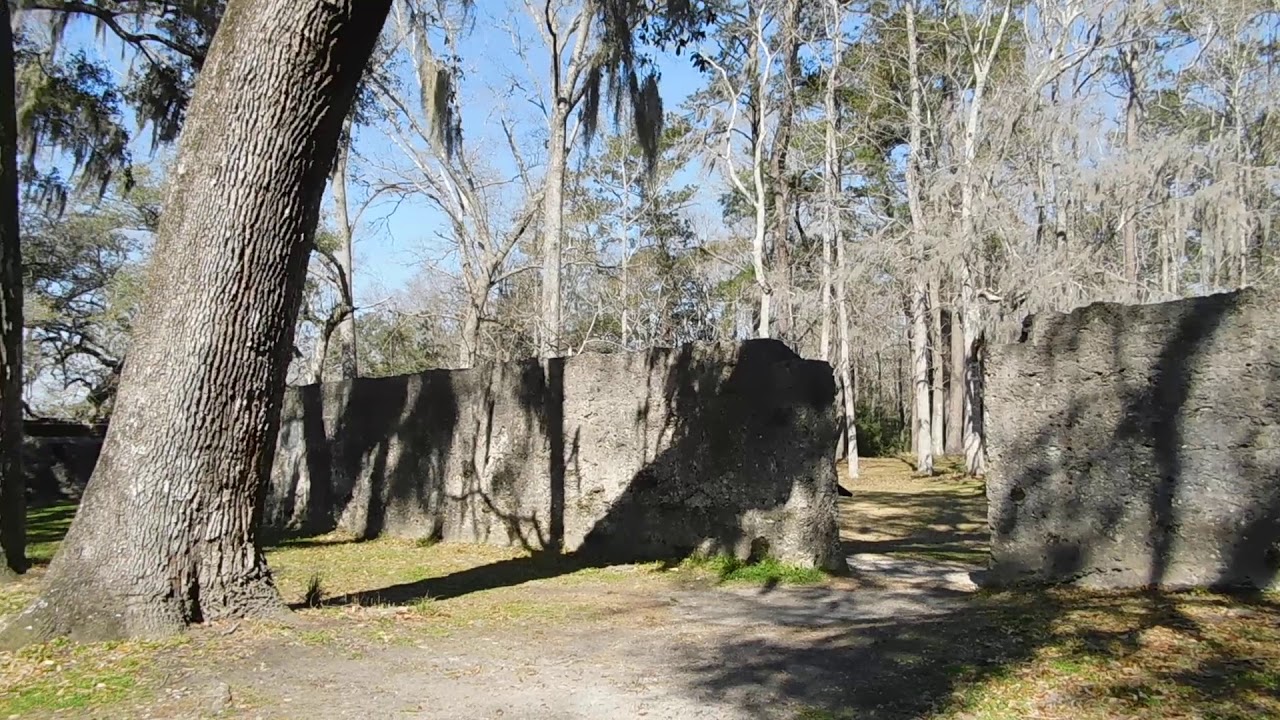 Fort Dorchester South Carolina Tabby Wall Construction Video 6 March ...