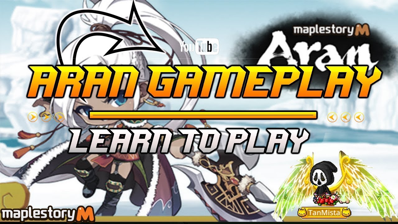 Maplestory Mobile Aran Gameplay- Aran skills and combos - YouTube