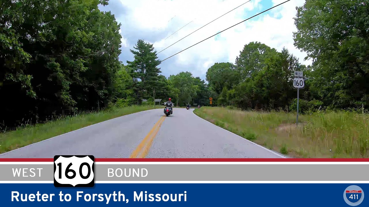 U.S. Highway 160 - Rueter to Forsyth - Missouri [Revisited] | Drive ...