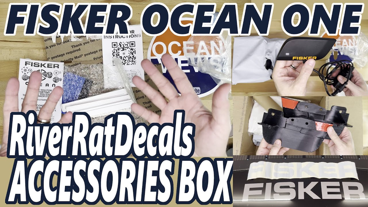 Fisker Ocean - River Rat Decals Welcome Box - YouTube