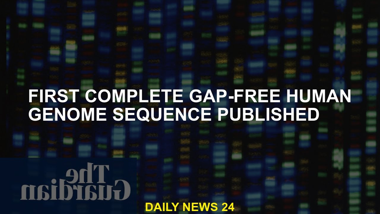 First complete complete human genome sequence published - YouTube