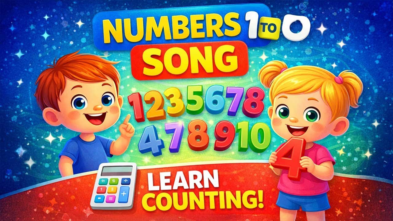 Let's Count | Counting 1-10 Song | Number Songs for Children, kids and ...