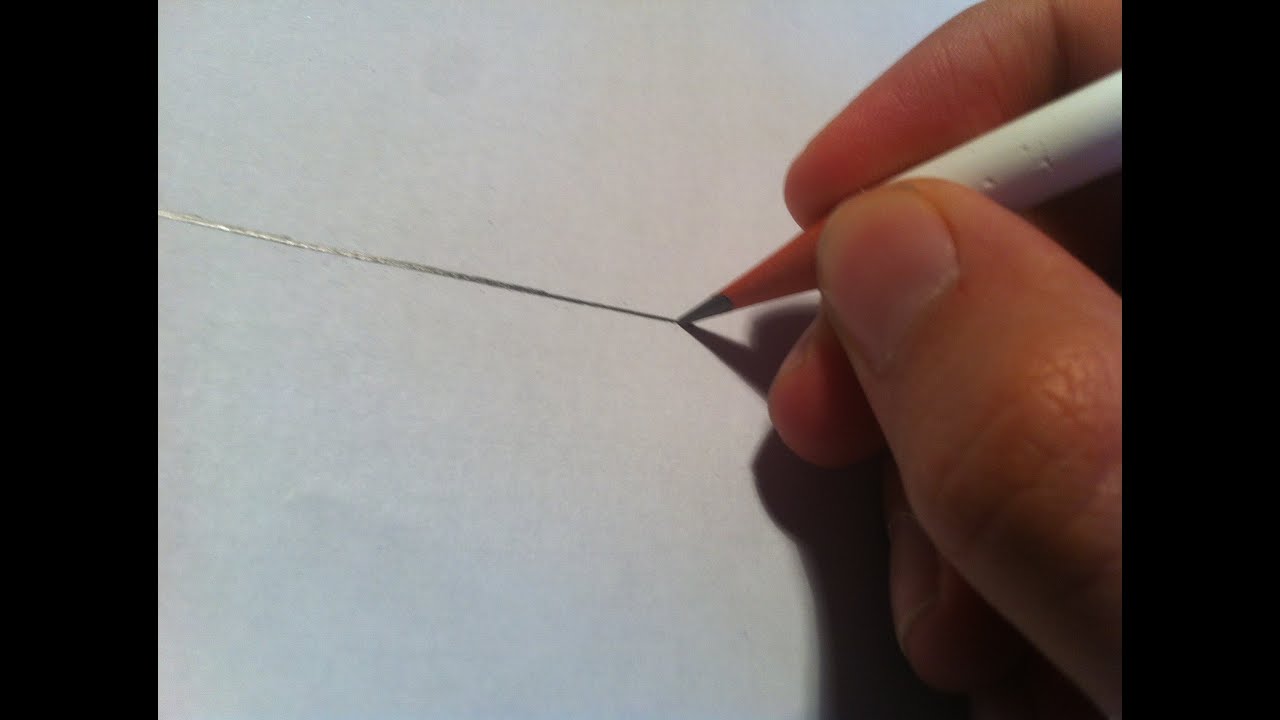 How To Draw A Straight Line Without A Ruler - YouTube