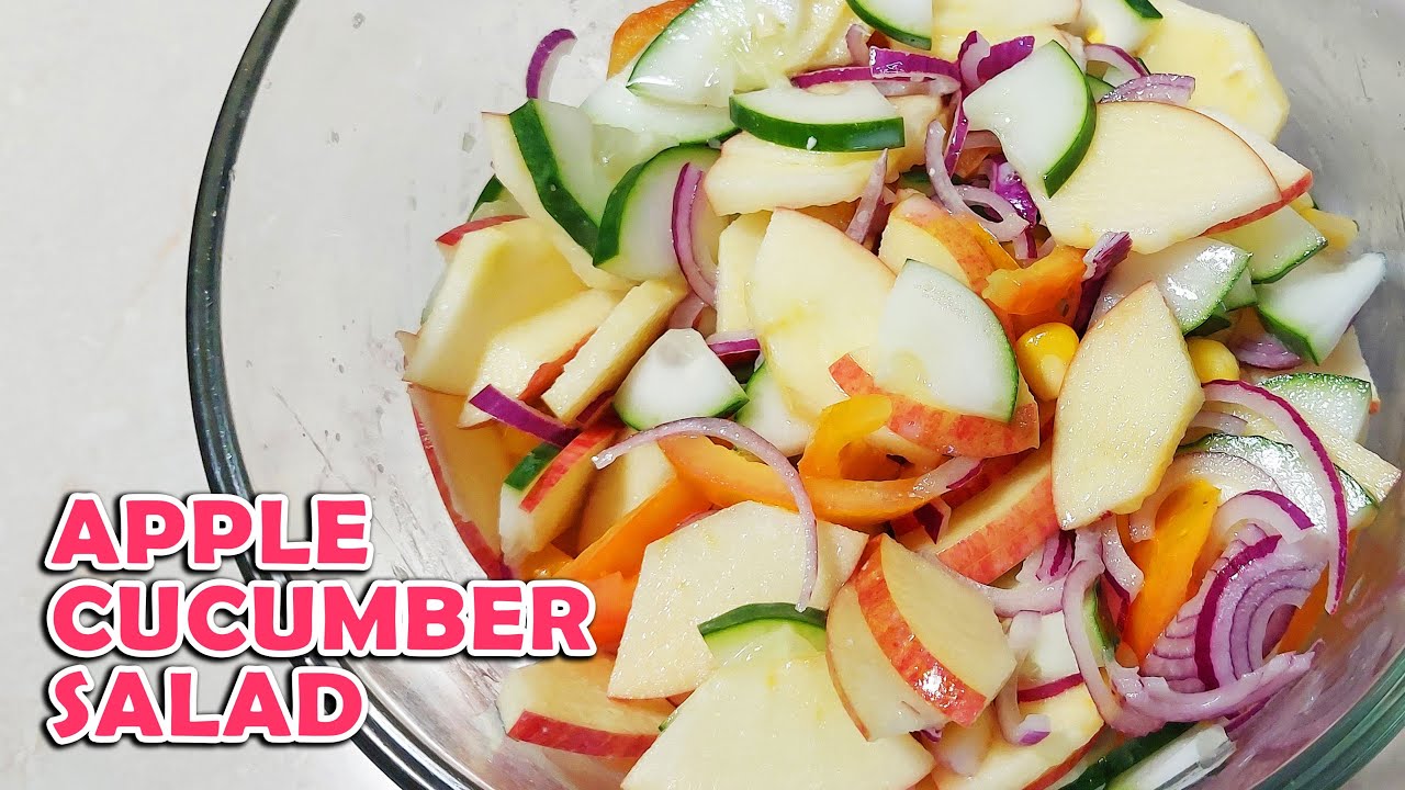 Apple Cucumber Salad | Hungry Mom Cooking - YouTube
