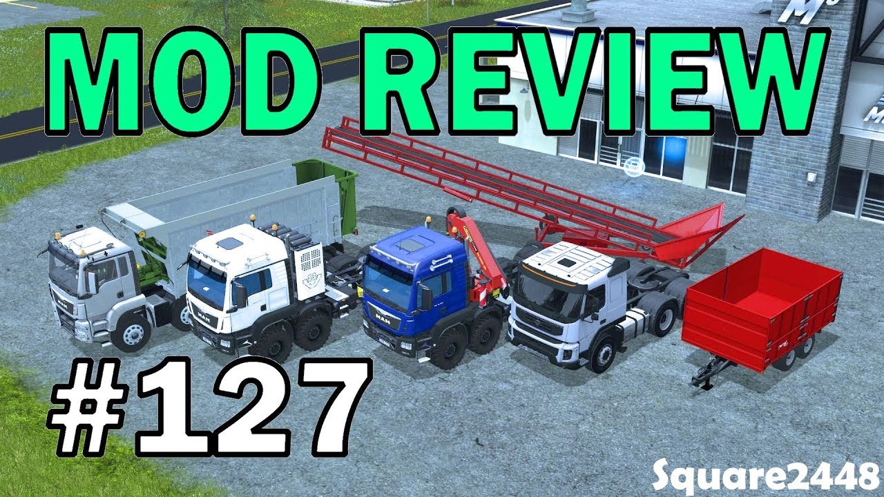 Farming Simulator 17 Mod Review #127 Conveyor, Dump Truck & Semis - YouTube