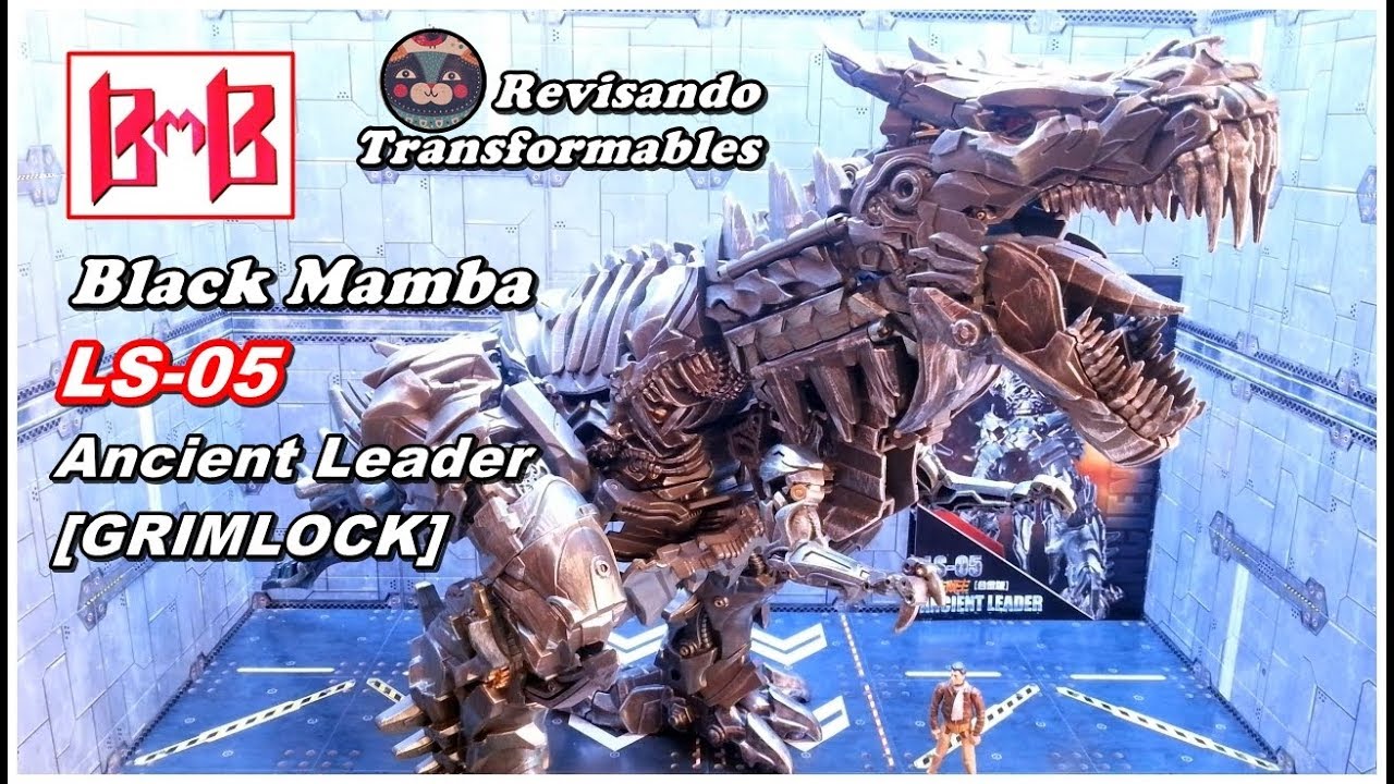 Black Mamba LS-05 Ancient Leader OVERSIZED Studio Series GRIMLOCK - YouTube