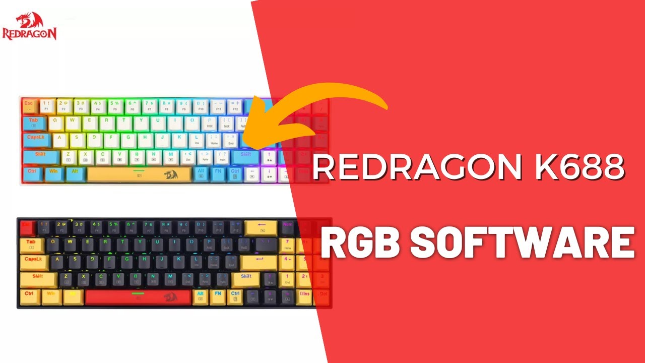 REDRAGON K688 RGB Software - YouTube