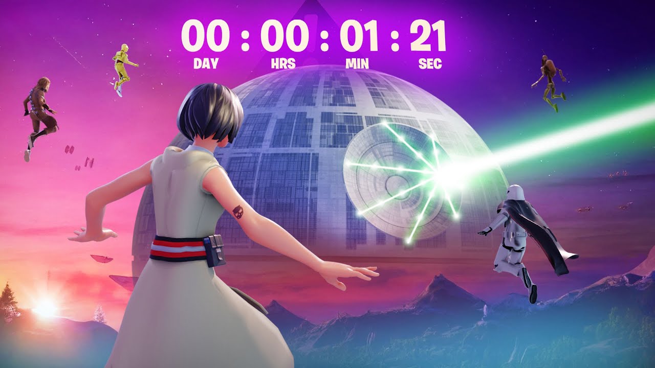 *NEW* FORTNITE LIVE EVENT *DEATH STAR* COUNTDOWN! (SEASON 3) - YouTube