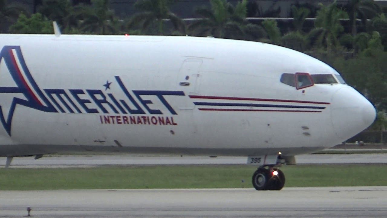 [HD] INSANELY LOUD Boeing 727 takeoff from Miami Intl. Airport - YouTube