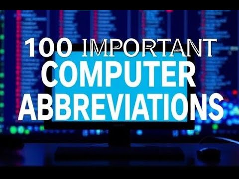COMPUTER TOP 100 FULL FORMS WITH FUNCTIONS | DETAILED EXPLANATION ...
