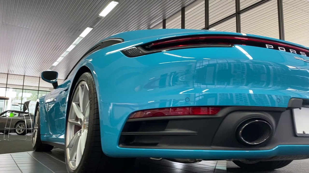992 | 2020 911 Carrera S | Miami Blue - YouTube