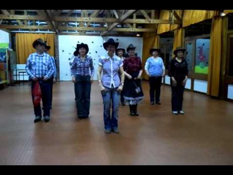 FREE AND EASY - country line dance - YouTube