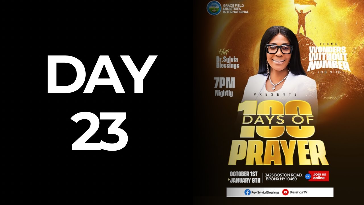Day 23 of 100 Days of Prayer // 10-23-2025 - YouTube