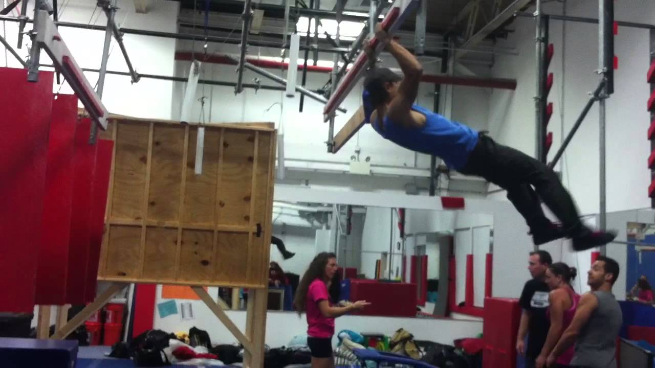 ninja warrior flying monkey - YouTube