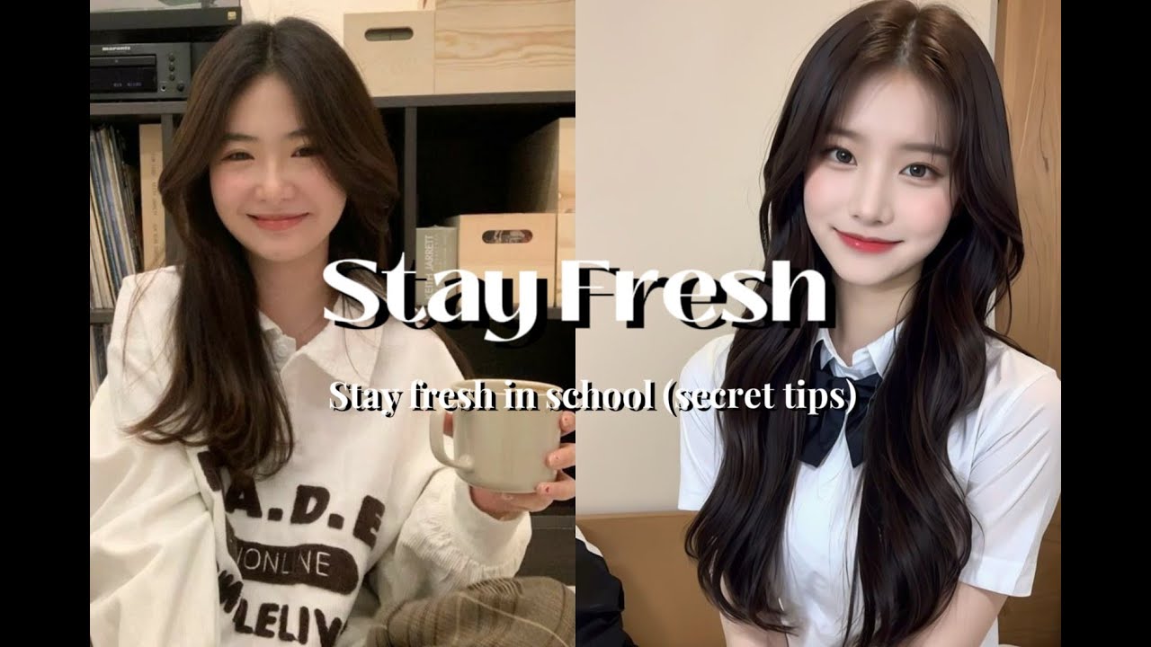 How to STAY FRESH & clean all day in School - YouTube