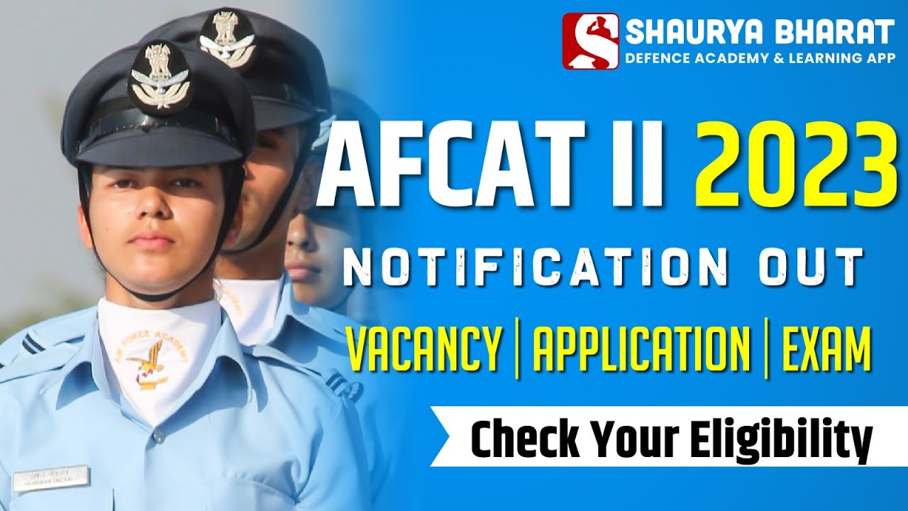 AFCAT 2 2023 Official Notification | Eligibility, Selection Procedure ...