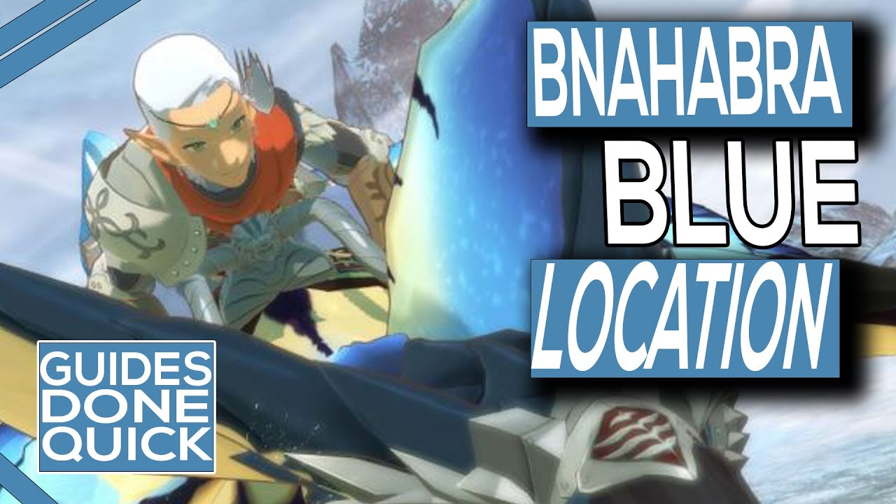 Where To Find Bnahabra Blue In Monster Hunter Stories 2 - YouTube