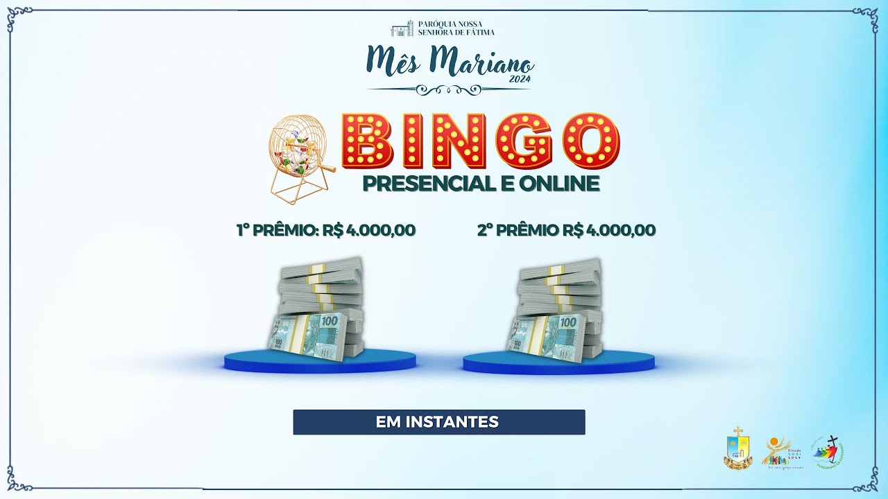 Mês Mariano - Bingo - 01/06/2024 - YouTube