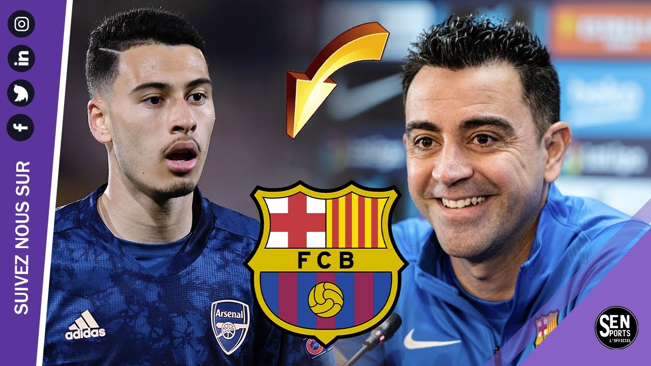 🔴Mercato: Le Barça sur les Trace de Gabriel Martinelli d'Arsenal - YouTube
