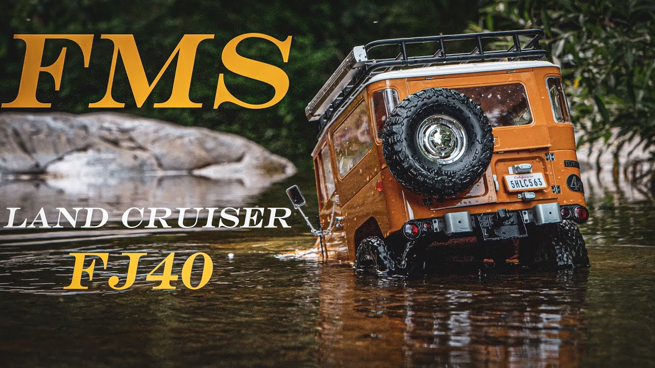 FMS Toyota Land Cruiser FJ40 4X4 Valley off road Trail - YouTube