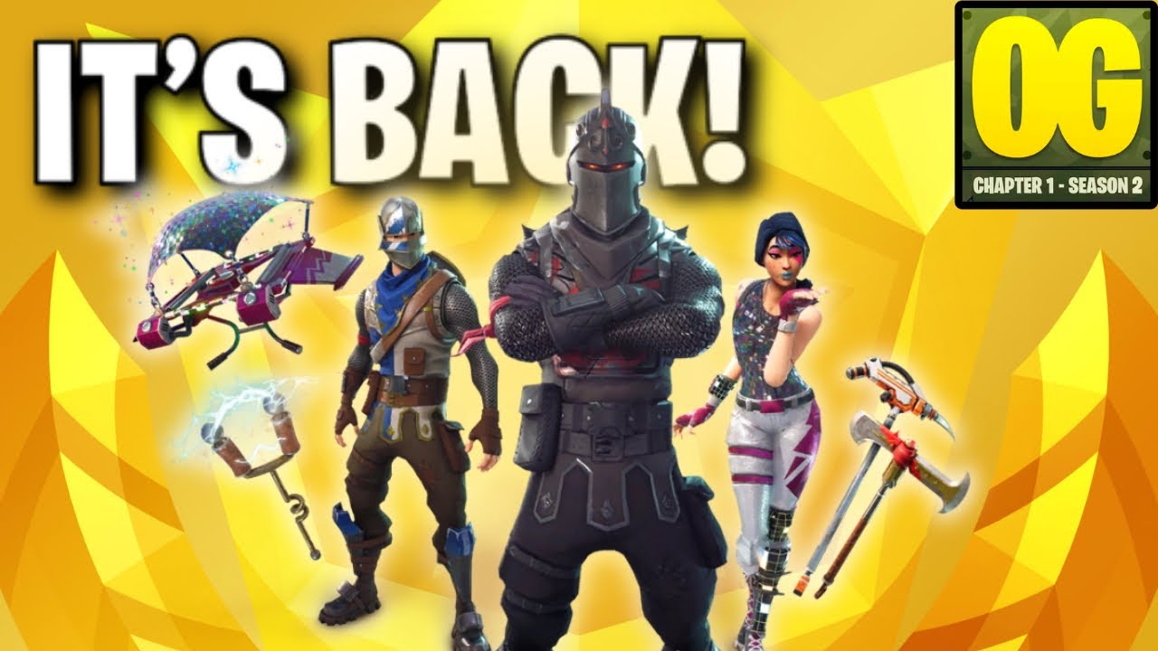 CHAPTER 1 SEASON 2 BATTLE PASS RETURN DATE to FORTNITE (When Will the ...